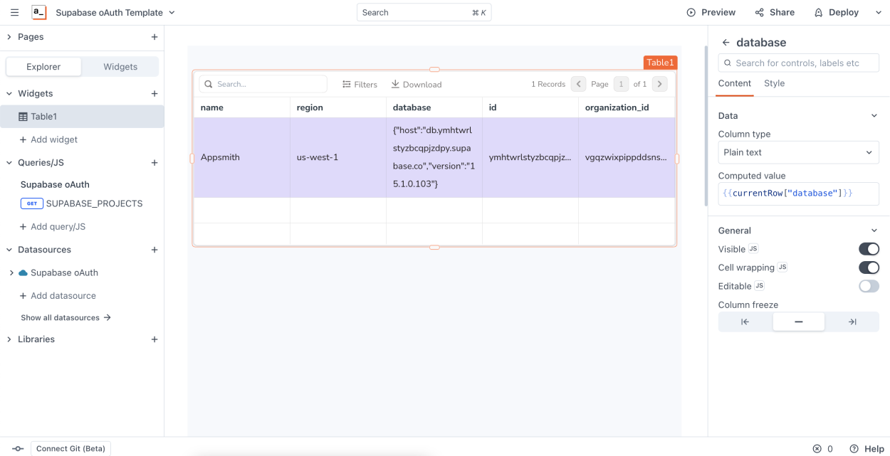Integrating Supabase With Appsmith Using Oauth2 Appsmith Community Portal